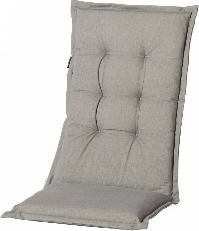 Madison kussens Tuinkussen hoge rug Outdoor Oxford light grey - Tuinset ...